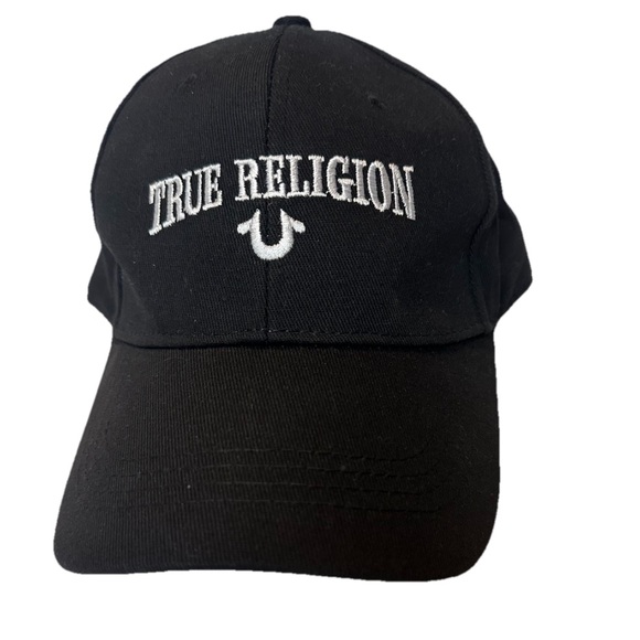 True Religion | Accessories | True Religion Unisex Black Baseball Cap ...